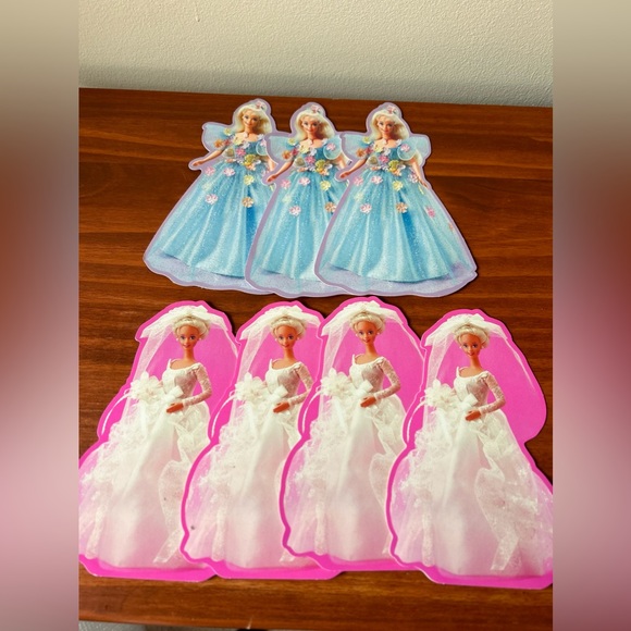 Barbie | Party Supplies | Vintage Barbie Wedding Birthday Greeting Card ...